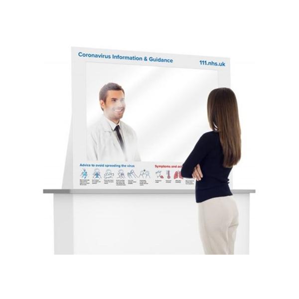 Large Retail Counter Barrier Hygiene Screen – CBD & Vape Supplies